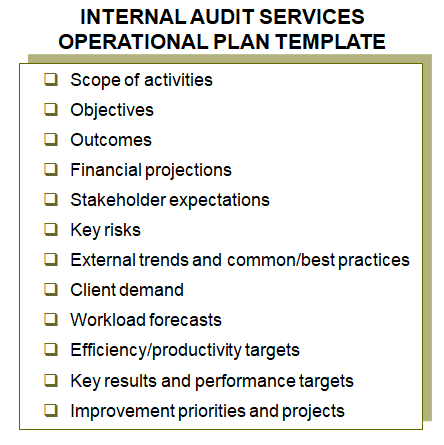 TURNKEY Operational Planning Template-Internal Audit Function (Govt ...