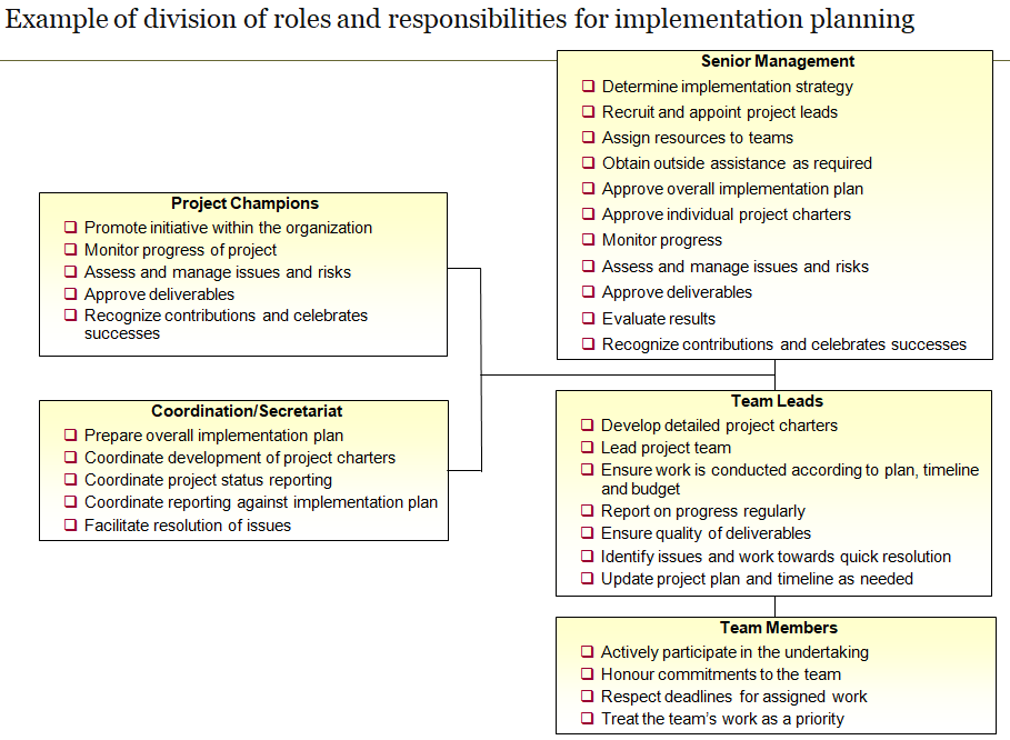 implementation strategy plan example