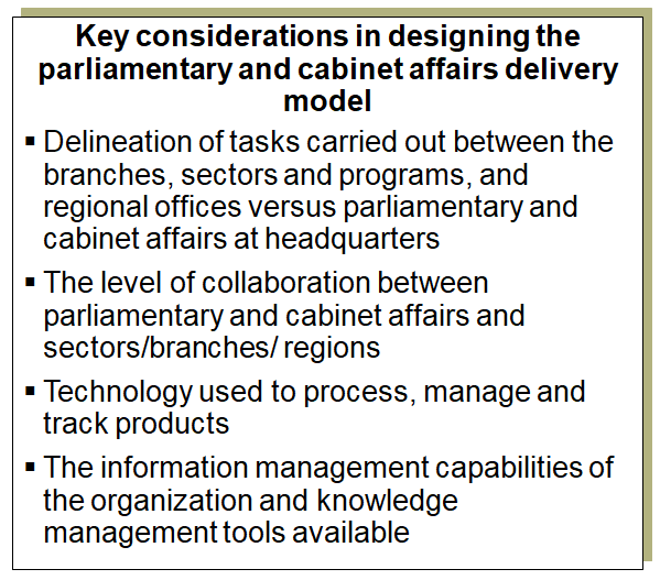 TURNKEY Delivery Model Assessment-Parliamentary & Cabinet Affairs ...